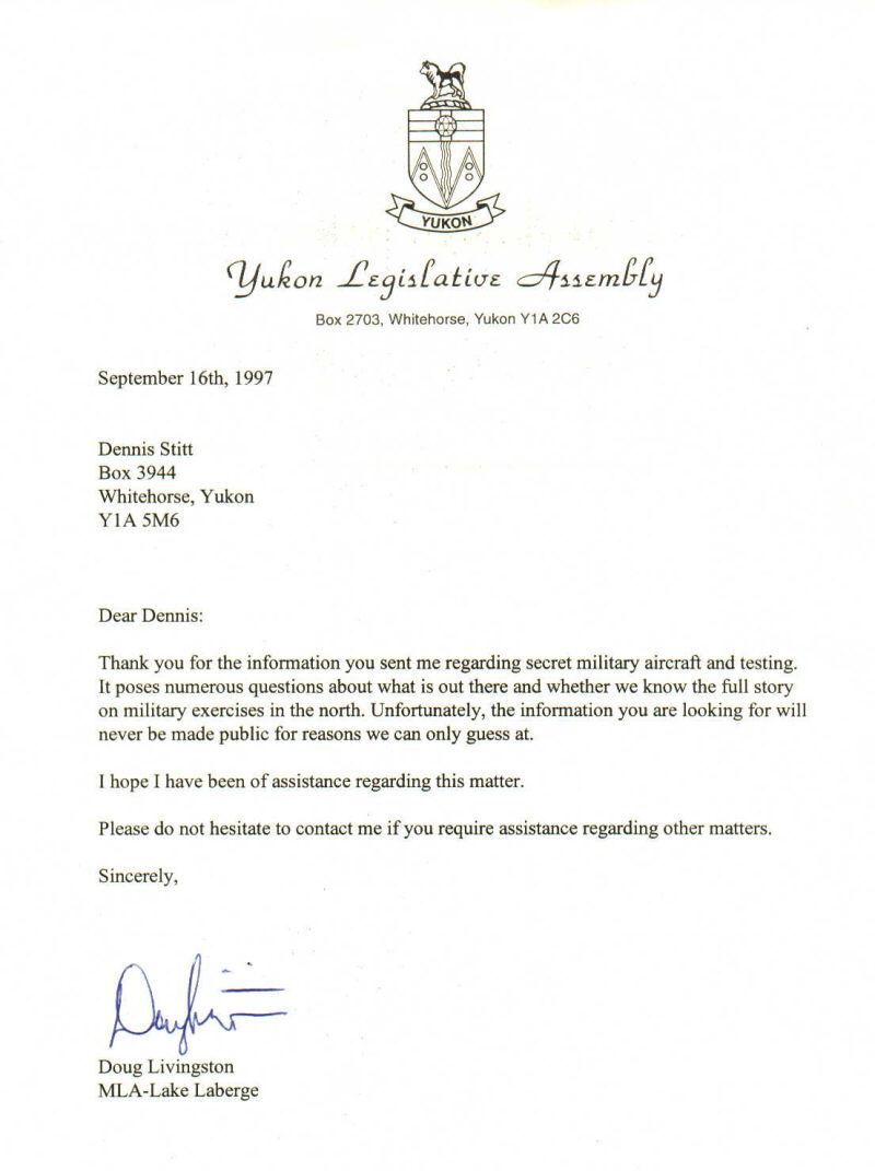Legislative Letter Format